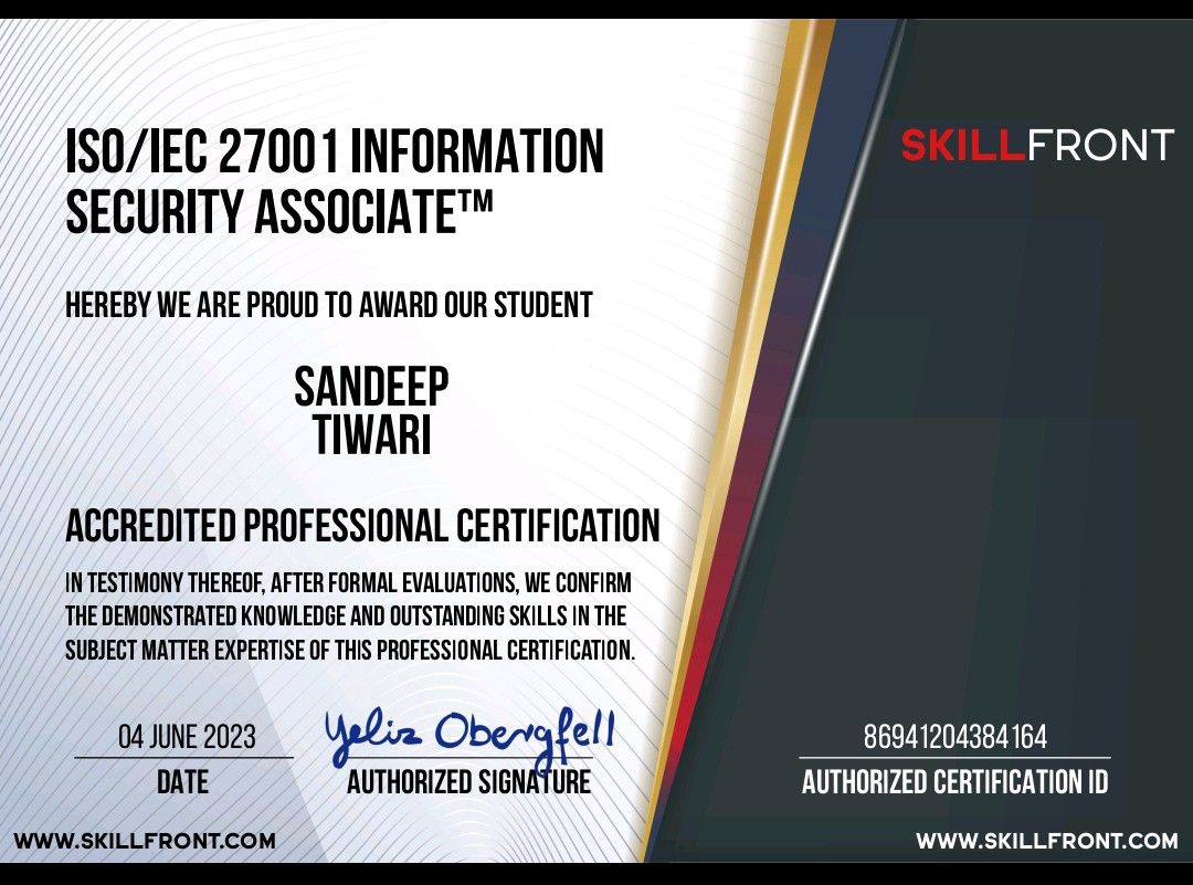 Sandeep Tiwari on LinkedIn: #informationsecurity #opportunity #share # ... Sandeep Tiwari on LinkedIn: #informationsecurity #opportunity #share # ...