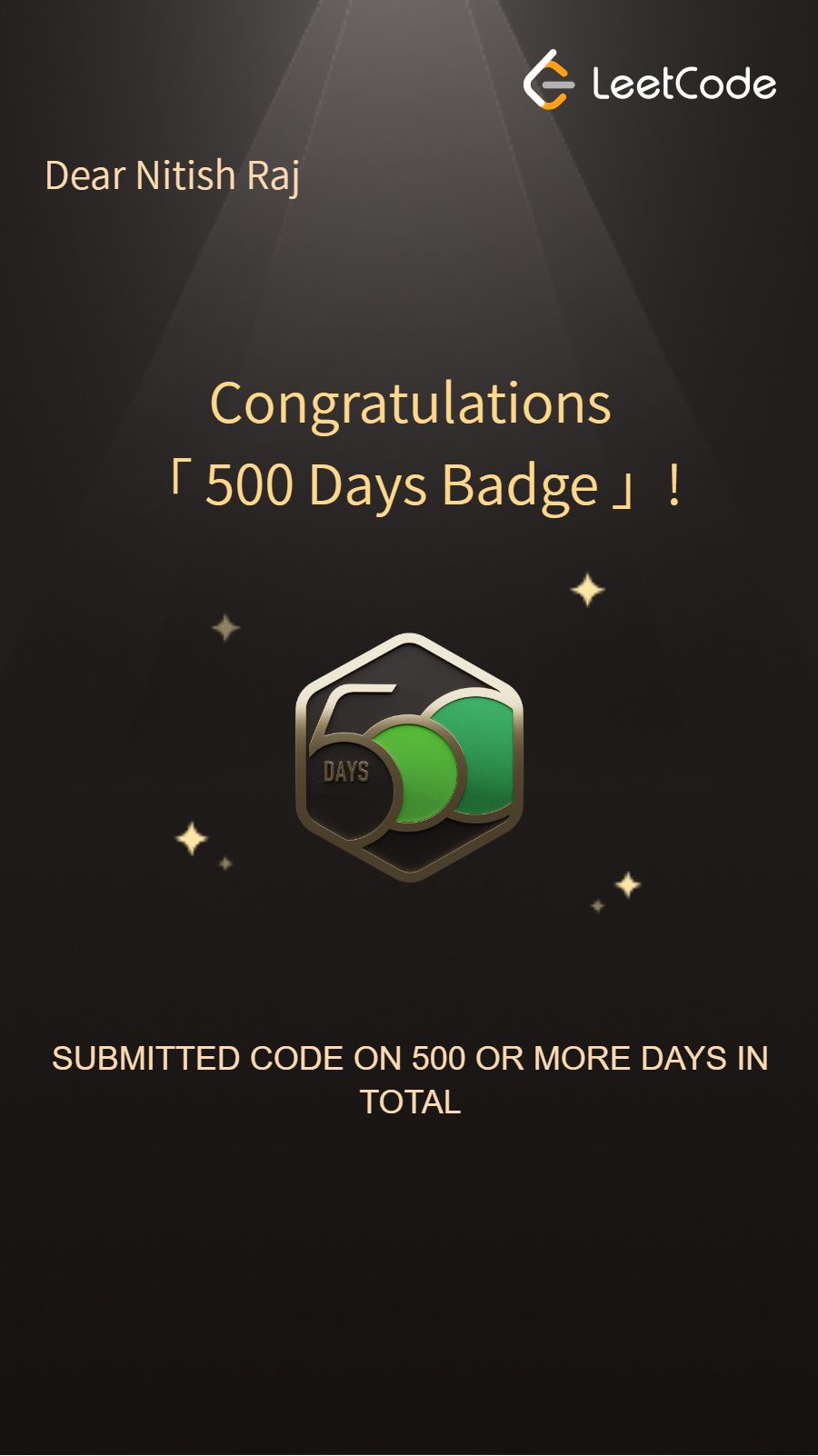NITISH RAJ on LinkedIn: #leetcode #codingjourney #milestone # ... NITISH RAJ on LinkedIn: #leetcode #codingjourney #milestone # ...