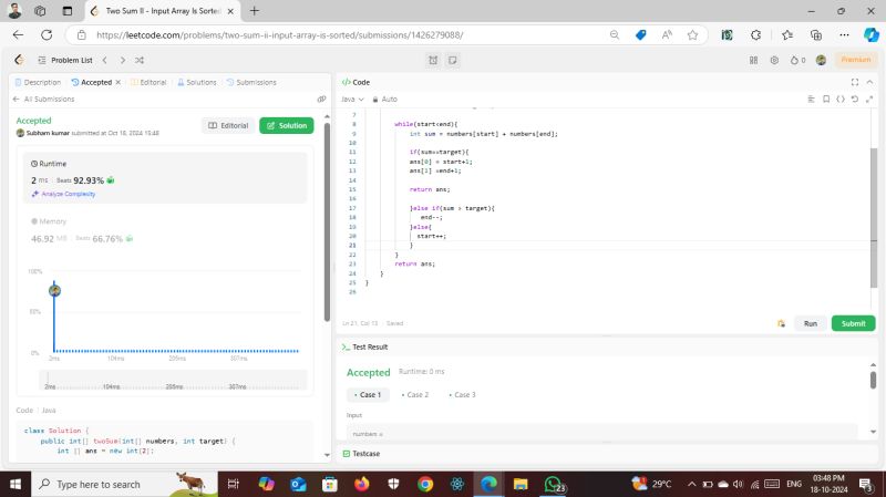 Subham Kumar on LinkedIn: #leetcode #codingjourney #problemsolving # ... Subham Kumar on LinkedIn: #leetcode #codingjourney #problemsolving # ...
