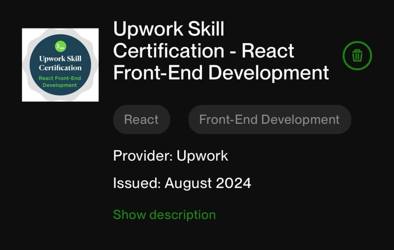 Tahir Hameed on LinkedIn: #react #frontenddevelopment #certification # ... Tahir Hameed on LinkedIn: #react #frontenddevelopment #certification # ...