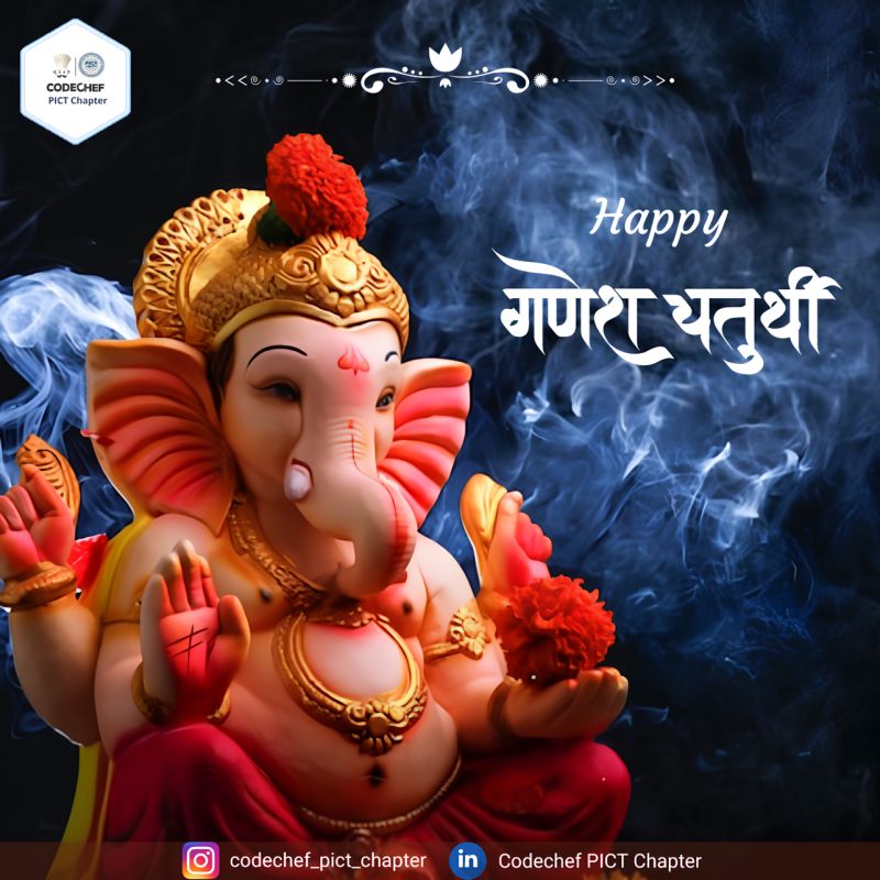 Codechef PICT Chapter on LinkedIn: #ganeshchaturthi #codechef__pict ... Codechef PICT Chapter on LinkedIn: #ganeshchaturthi #codechef__pict ...