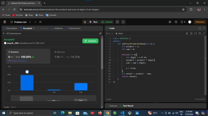 Deepak Pandey on LinkedIn: First one down!🙂 Completed my First DSA ... Deepak Pandey on LinkedIn: First one down!🙂 Completed my First DSA ...