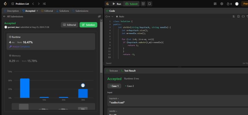 Gurneet Kaur on LinkedIn: #day9challenge #leetcode #problemsolving Gurneet Kaur on LinkedIn: #day9challenge #leetcode #problemsolving