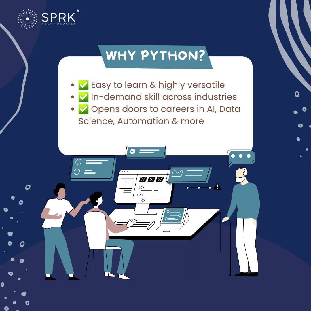 #python2025 #careerintech #sprktechnologies #learnpython #futureskills ... #python2025 #careerintech #sprktechnologies #learnpython #futureskills ...
