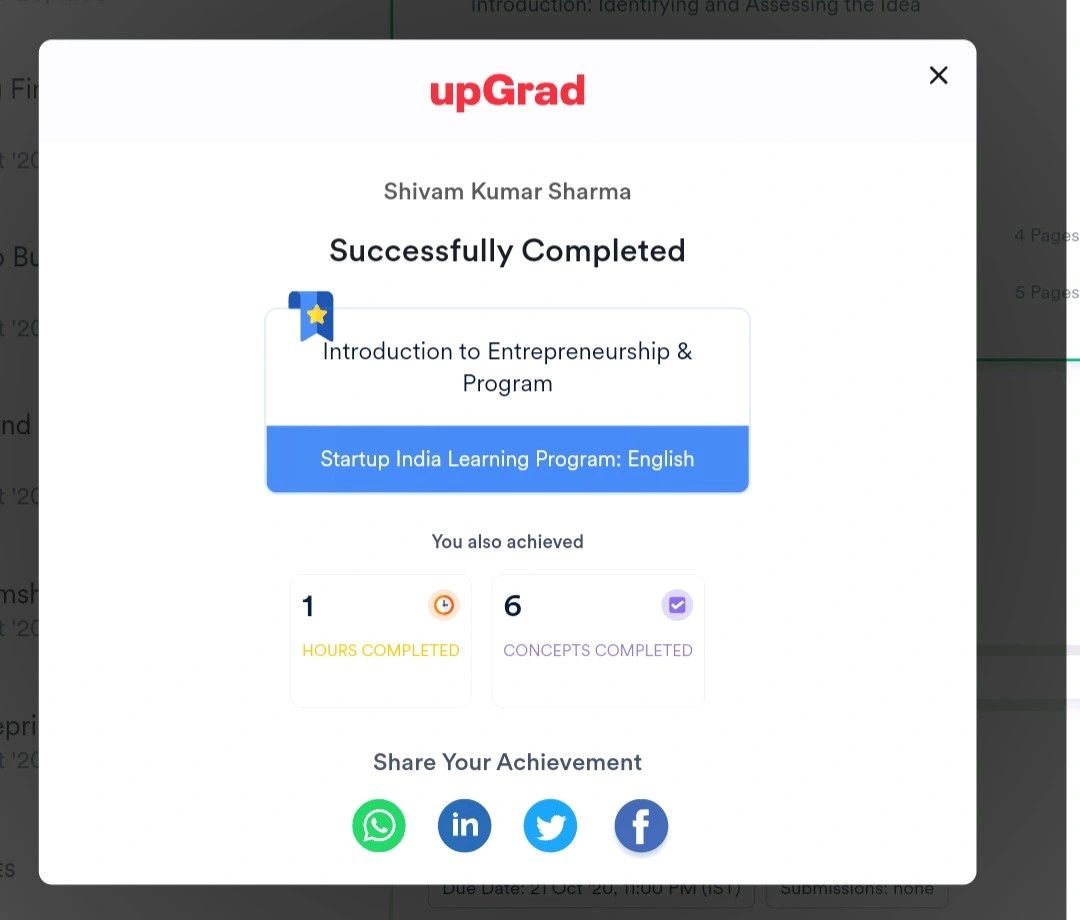 Shivam Sharma on LinkedIn: I just started my #startupindia learning ... Shivam Sharma on LinkedIn: I just started my #startupindia learning ...