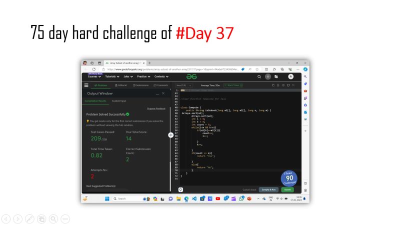 Arvind kumar on LinkedIn: #day #geeksforgeeks #75daysofcode ... Arvind kumar on LinkedIn: #day #geeksforgeeks #75daysofcode ...