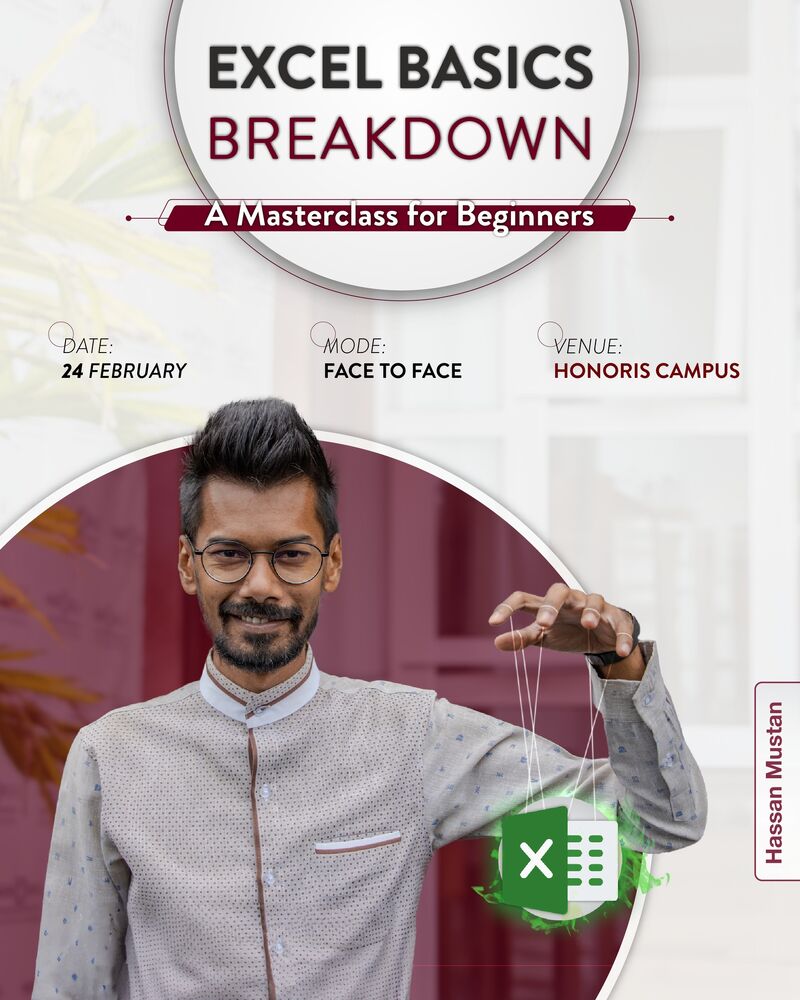 Excel Basics Breakdown with Honoris | Hassan Mustan posted on the topic ... Excel Basics Breakdown with Honoris | Hassan Mustan posted on the topic ...