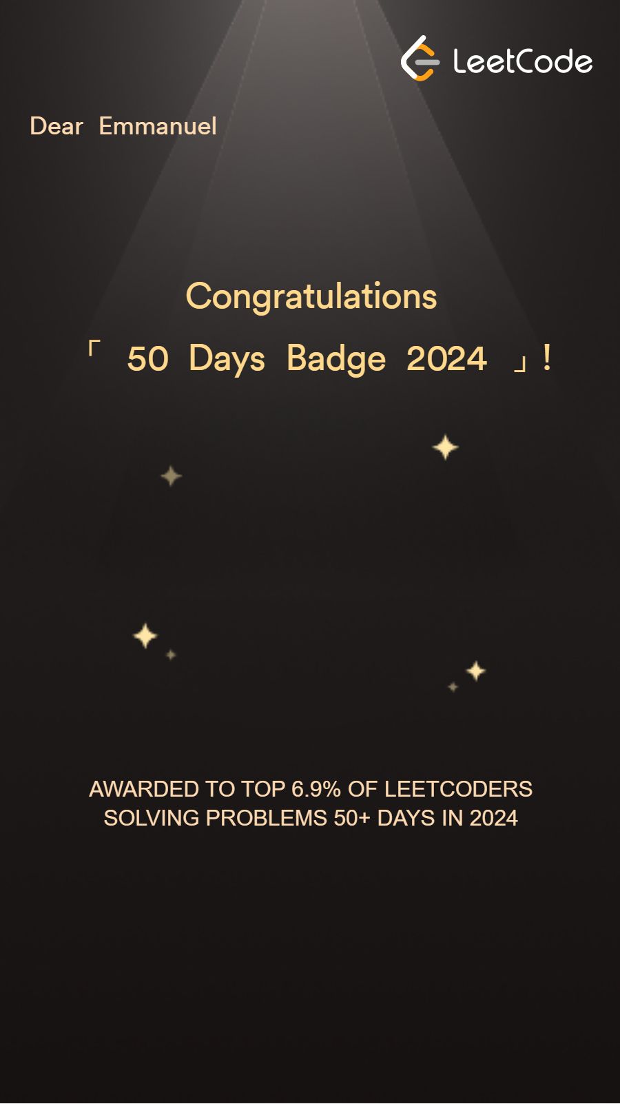 NIYONSHUTI Emmanuel on LinkedIn: found out I’ve earned the '50 Days ... NIYONSHUTI Emmanuel on LinkedIn: found out I’ve earned the '50 Days ...