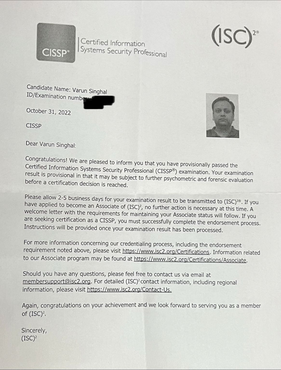 Varun Singhal on LinkedIn: #cissp #isc2 | 21 comments Varun Singhal on LinkedIn: #cissp #isc2 | 21 comments
