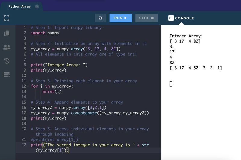 Rapid Hacek on LinkedIn: #python #programming #array #indexing # ... Rapid Hacek on LinkedIn: #python #programming #array #indexing # ...