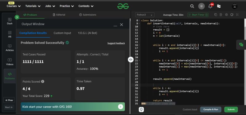 V Sree Aditya on LinkedIn: #gfg160 #coding #algorithms #datastructures ... V Sree Aditya on LinkedIn: #gfg160 #coding #algorithms #datastructures ...