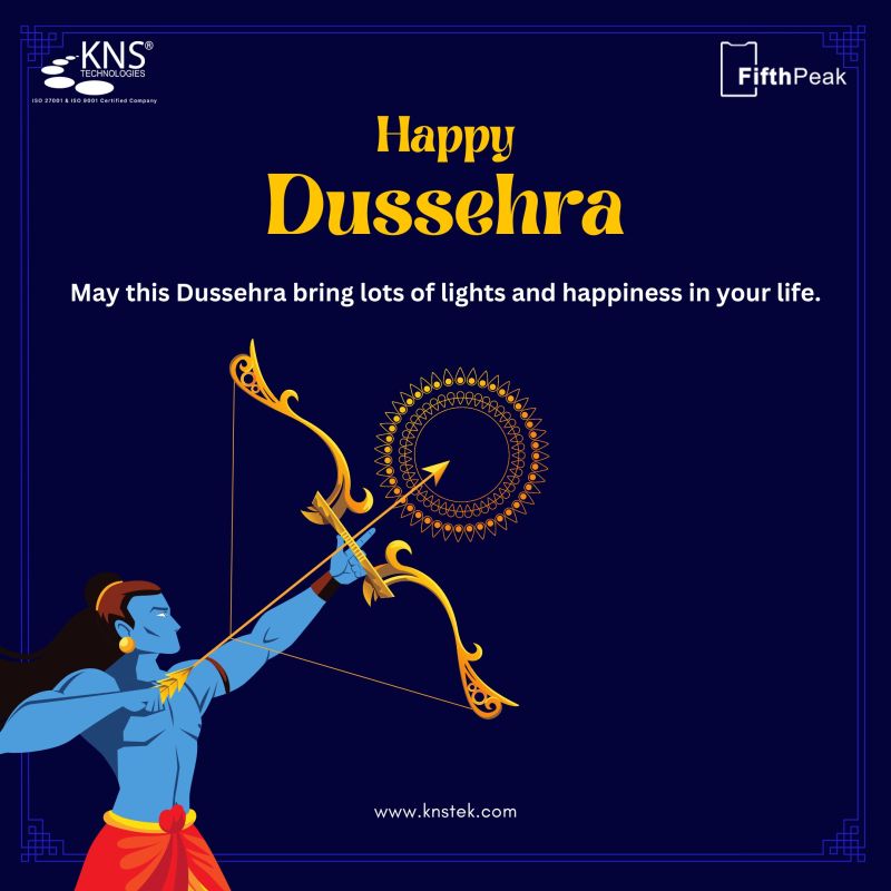 KNS Technologies on LinkedIn: Happy Dussehra KNS Technologies on LinkedIn: Happy Dussehra