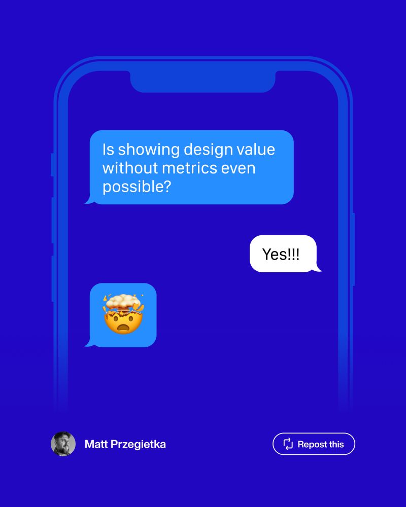 Too many designer portfolios focus on design. | Matt Przegietka Too many designer portfolios focus on design. | Matt Przegietka