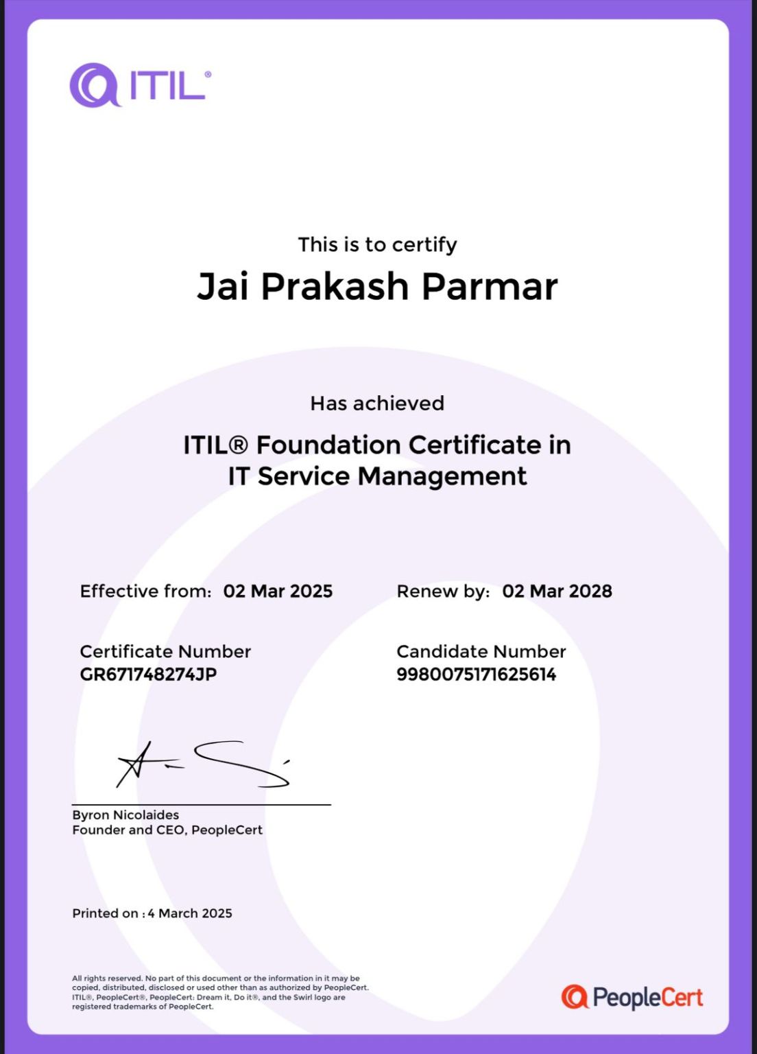 #certified #itil | Jai Parmar | 10 comments #certified #itil | Jai Parmar | 10 comments