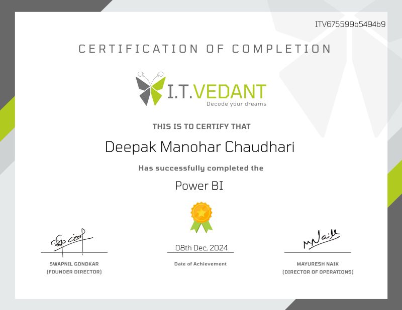 Deepak Chaudhari on LinkedIn: #powerbi #dataanalytics #certification # ... Deepak Chaudhari on LinkedIn: #powerbi #dataanalytics #certification # ...