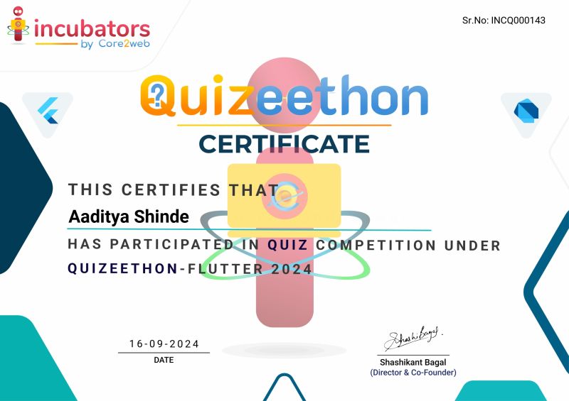 Aditya Shinde on LinkedIn: #quizeethon2024 #flutter #mentorshipmatters ... Aditya Shinde on LinkedIn: #quizeethon2024 #flutter #mentorshipmatters ...