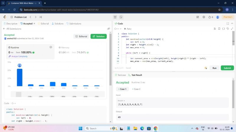 Anisha Das on LinkedIn: #100daysleetcode #codingjourney #leetcode # ... Anisha Das on LinkedIn: #100daysleetcode #codingjourney #leetcode # ...
