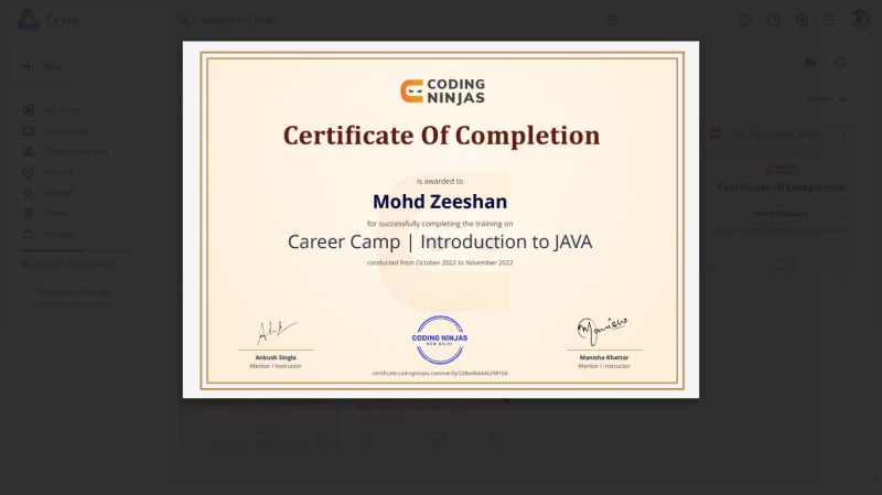 Mohd Zeeshan on LinkedIn: Happy to share that I have successfully ... Mohd Zeeshan on LinkedIn: Happy to share that I have successfully ...