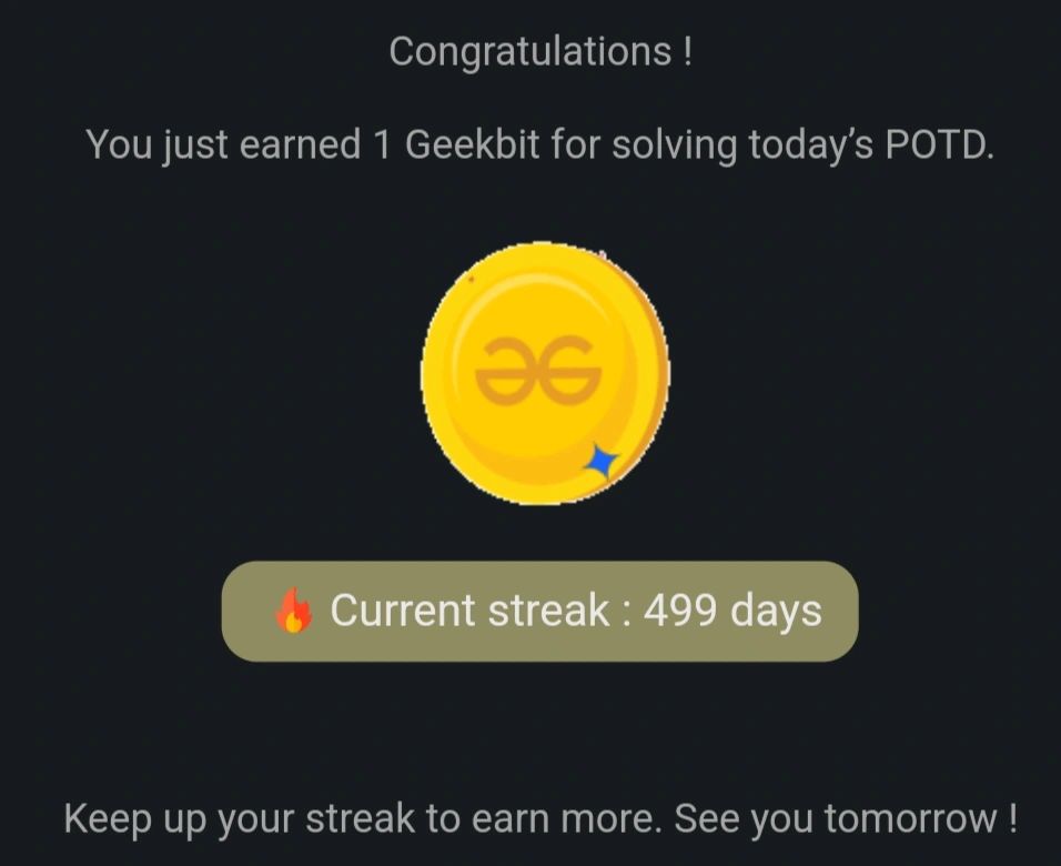 #yahoo #ola #gfg160 #geekstreak2024 #problemoftheday #geeksforgeeks ... #yahoo #ola #gfg160 #geekstreak2024 #problemoftheday #geeksforgeeks ...