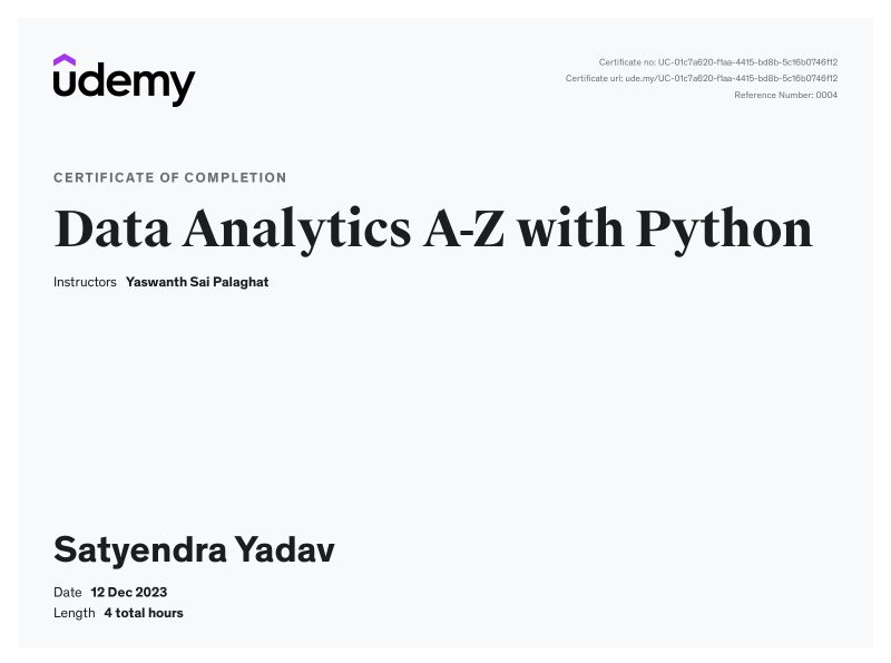 satyendra yadav on LinkedIn: #dataanalysis #python #pandas #numpy # ... satyendra yadav on LinkedIn: #dataanalysis #python #pandas #numpy # ...