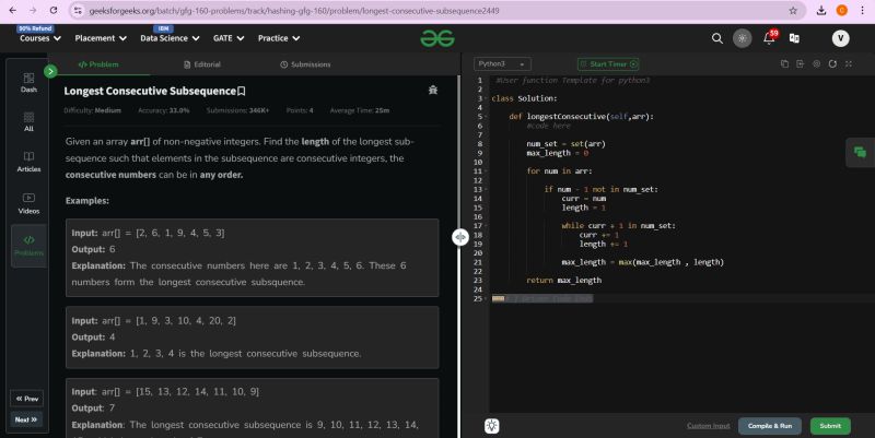 #gfg160 #dsa #codingchallenge #geeksforgeeks #gfg160 #geekstreak2024 ... #gfg160 #dsa #codingchallenge #geeksforgeeks #gfg160 #geekstreak2024 ...