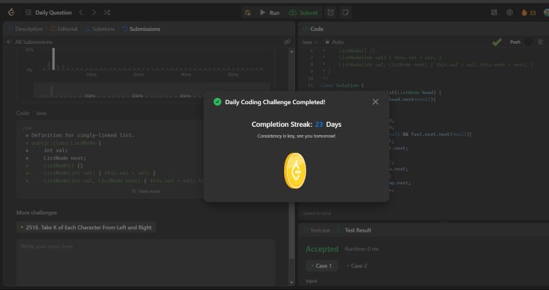 Naseer Shaik on LinkedIn: #100daysofcode #leetcode #linkedlist # ... Naseer Shaik on LinkedIn: #100daysofcode #leetcode #linkedlist # ...