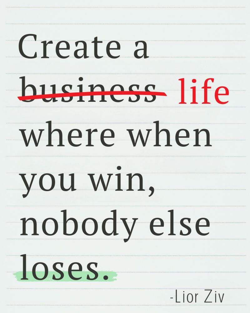 Lior Ziv on LinkedIn: The best victories create more winners, not ... Lior Ziv on LinkedIn: The best victories create more winners, not ...