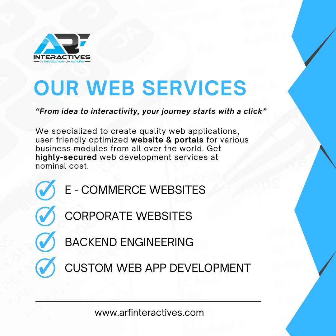 ARF INTERACTIVES on LinkedIn: #webdevelopment #corporateinnovation # ... ARF INTERACTIVES on LinkedIn: #webdevelopment #corporateinnovation # ...