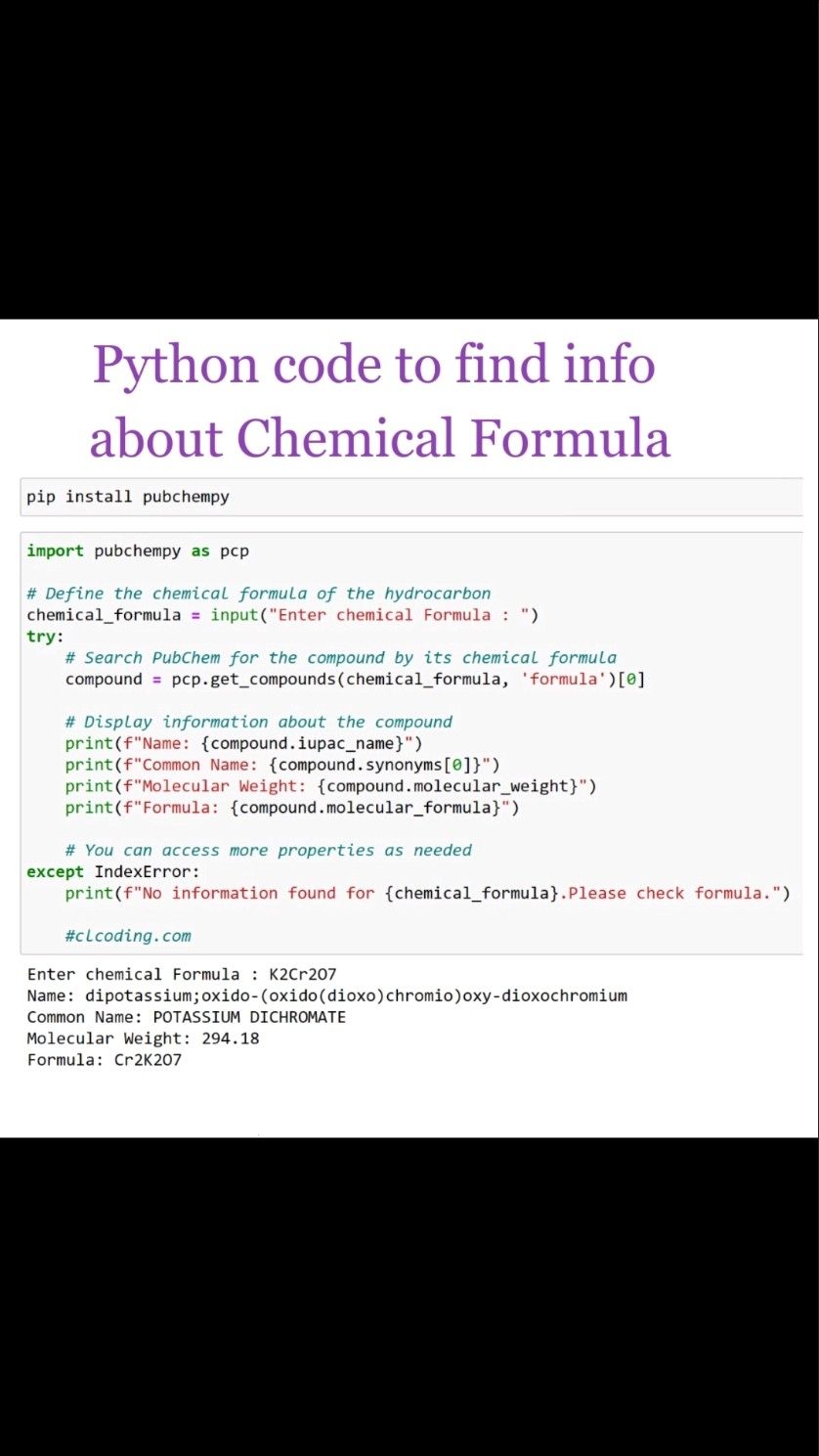 Jeetu Kumar on LinkedIn: #pythoncode #chemicalformula #codingmagic # ... Jeetu Kumar on LinkedIn: #pythoncode #chemicalformula #codingmagic # ...