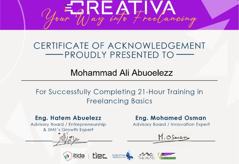 Mohammad Abuoelezz on LinkedIn: #creativa #freelance #personalbranding ... Mohammad Abuoelezz on LinkedIn: #creativa #freelance #personalbranding ...