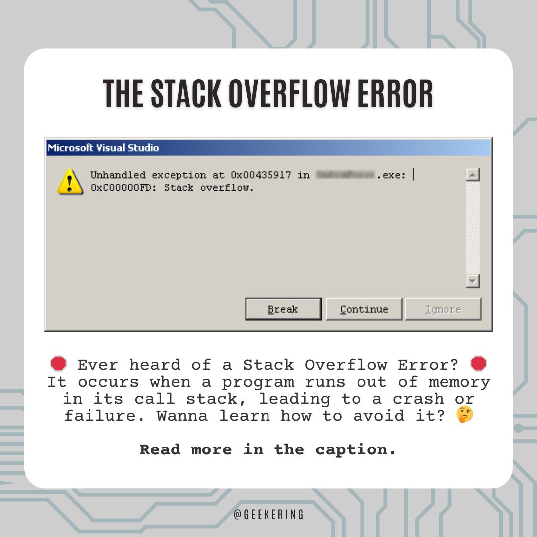 Geekering on LinkedIn: #programming #softwaredevelopment #errorhandling ... Geekering on LinkedIn: #programming #softwaredevelopment #errorhandling ...