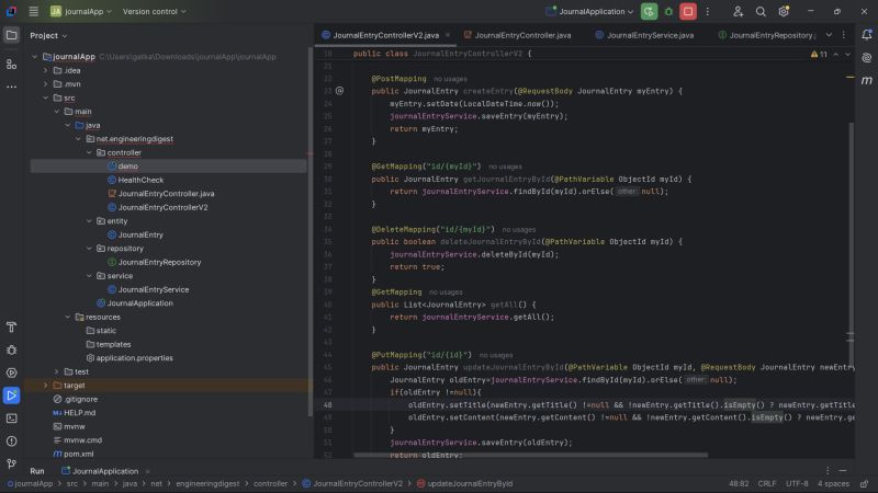 Shubham Gatkal on LinkedIn: #day55 #java #springboot Shubham Gatkal on LinkedIn: #day55 #java #springboot