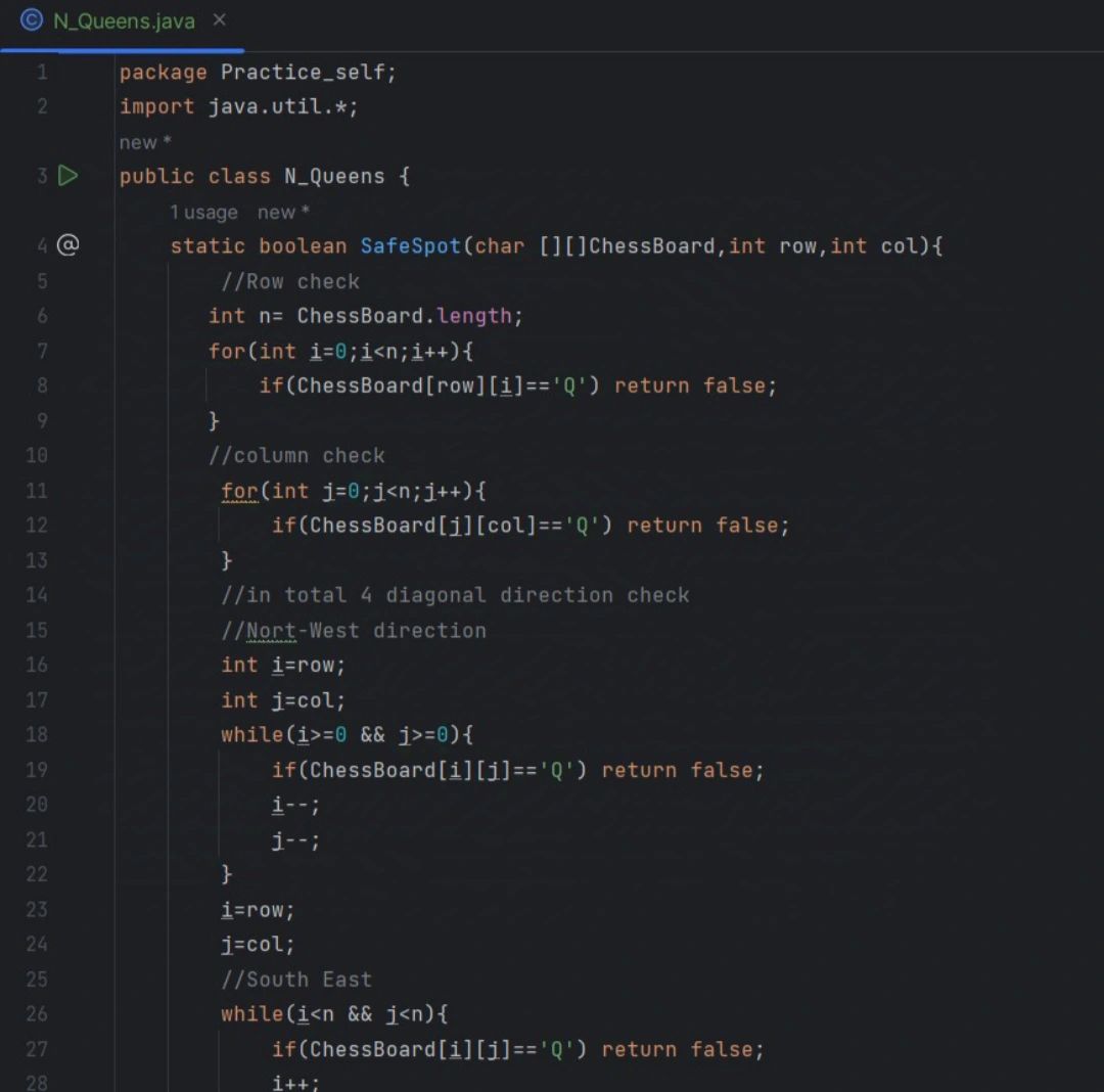 Ankush manhas on LinkedIn: #java #nqueens #backtracking # ... Ankush manhas on LinkedIn: #java #nqueens #backtracking # ...