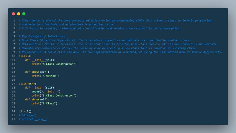Rohit Katkar on LinkedIn: #python #datascience #oop #inheritance # ... Rohit Katkar on LinkedIn: #python #datascience #oop #inheritance # ...