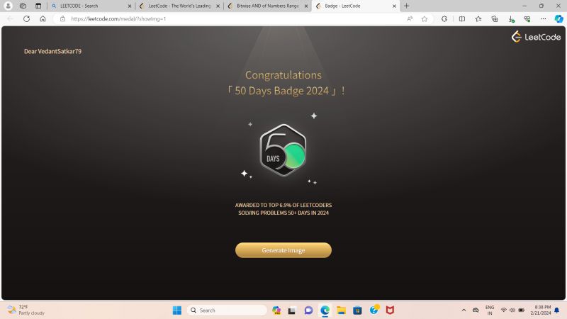 Vedant Satkar on LinkedIn: #day52 #leetcode #100daysofcode #dsa # ... Vedant Satkar on LinkedIn: #day52 #leetcode #100daysofcode #dsa # ...