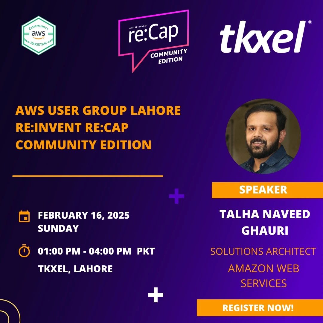 #awscommunity #awsusergrouplahore #tkxel #reinventrecap # ... #awscommunity #awsusergrouplahore #tkxel #reinventrecap # ...