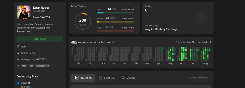 Ketan Gupta on LinkedIn: #leetcode #codingjourney #algorithm # ... Ketan Gupta on LinkedIn: #leetcode #codingjourney #algorithm # ...