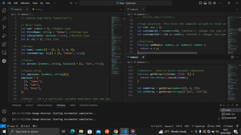 Udeme Udeme on LinkedIn: Transitioning to TypeScript: Elevating My ... Udeme Udeme on LinkedIn: Transitioning to TypeScript: Elevating My ...