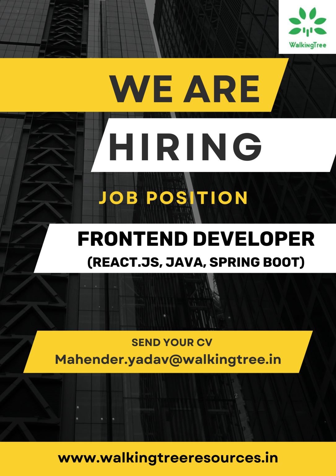 WalkingTree Resources Pvt. Ltd. on LinkedIn: #frontend_developer #pune ... WalkingTree Resources Pvt. Ltd. on LinkedIn: #frontend_developer #pune ...