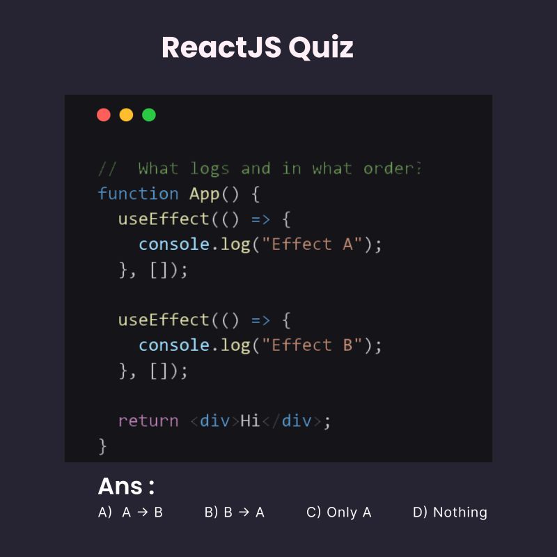 #reactjs #reactquiz #javascript #webdevtrivia #reactinterview | Nigam ... #reactjs #reactquiz #javascript #webdevtrivia #reactinterview | Nigam ...