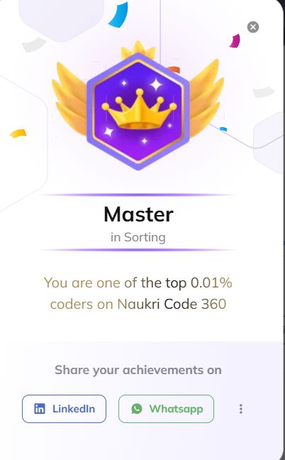 Pratham Lashkari on LinkedIn: #codingninjas #dsa #badgeunlocked # ... Pratham Lashkari on LinkedIn: #codingninjas #dsa #badgeunlocked # ...