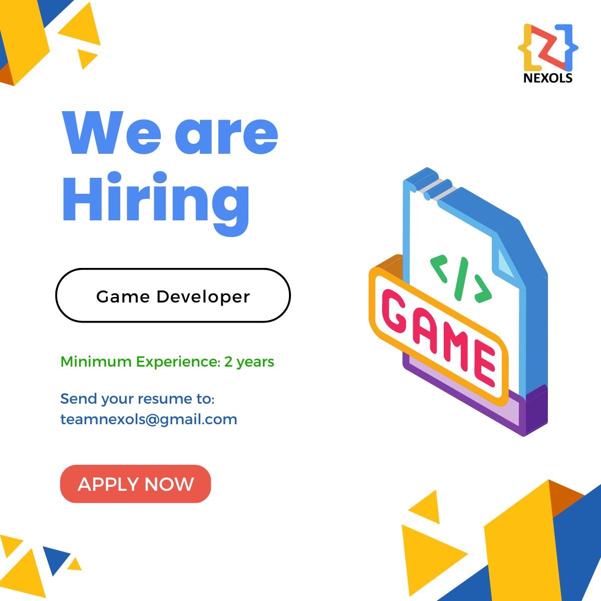 Nexols on LinkedIn: #gamedevelopment #gamedev #joinourteam #hiring # ... Nexols on LinkedIn: #gamedevelopment #gamedev #joinourteam #hiring # ...