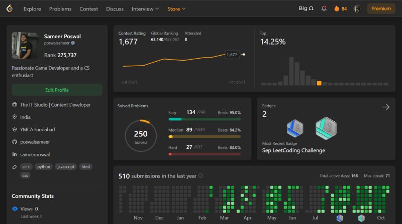 Sameer Poswal on LinkedIn: #leetcode #dsa #coding #cpp #cp #computerscience Sameer Poswal on LinkedIn: #leetcode #dsa #coding #cpp #cp #computerscience