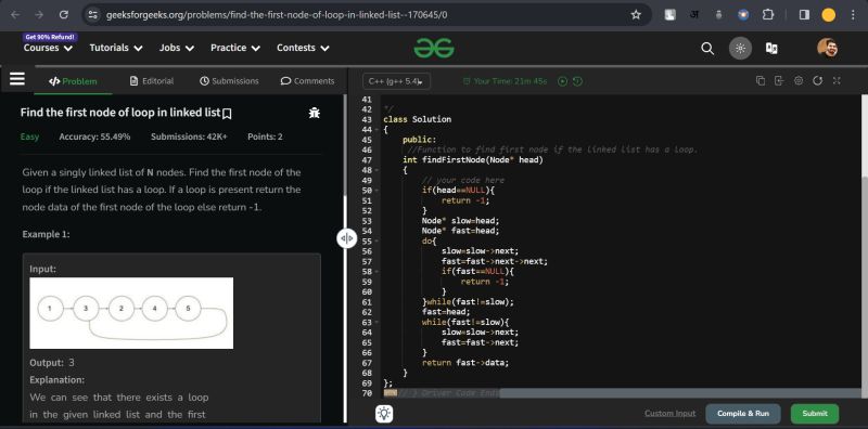 #100daycodingchallenge #geekforgeeks #codingjourney #problemsolving ... #100daycodingchallenge #geekforgeeks #codingjourney #problemsolving ...