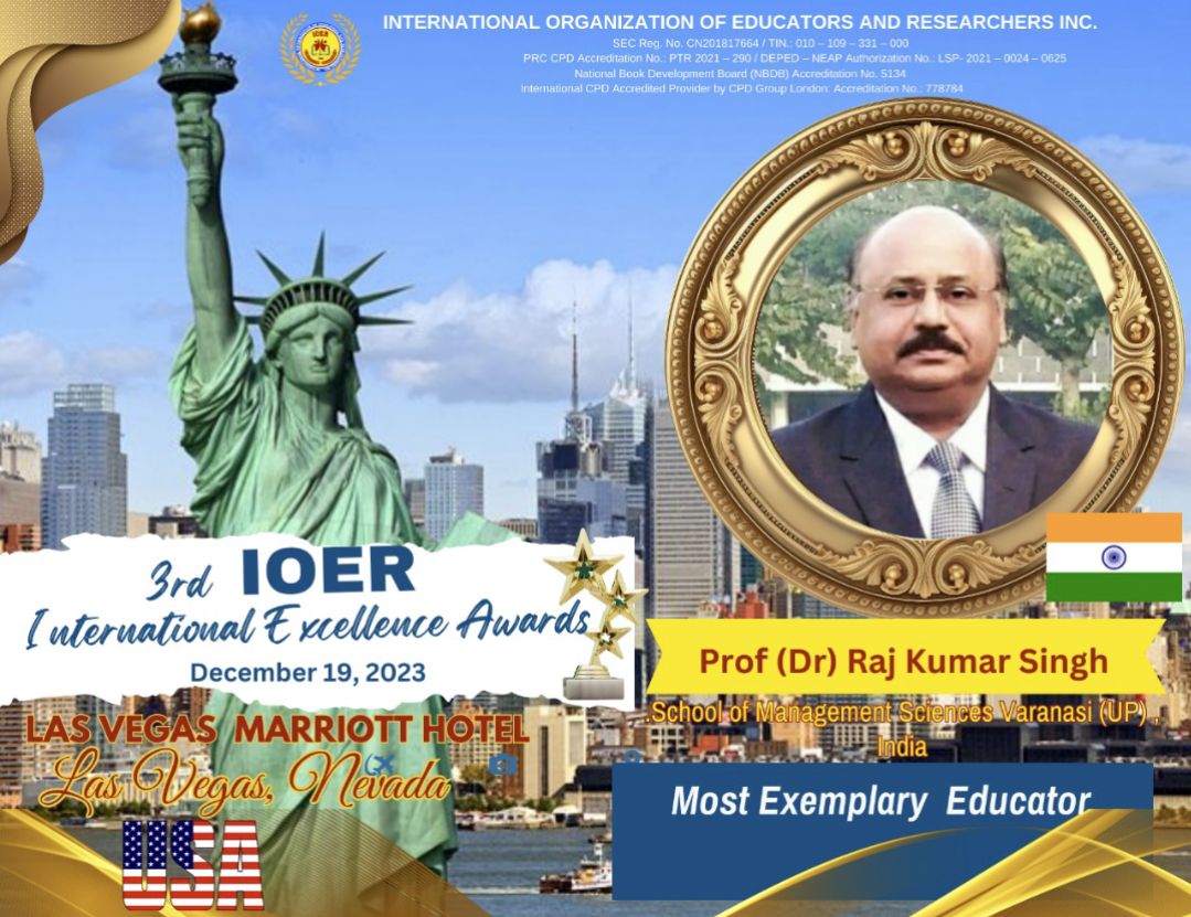 Prof.(Dr) Raj Kumar Singh posted on LinkedIn Prof.(Dr) Raj Kumar Singh posted on LinkedIn
