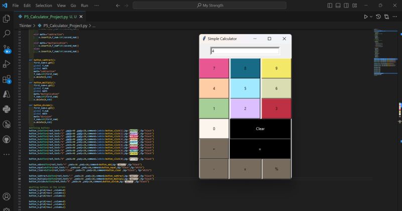 How tkinter made a simple calculator | Azaan Suhail posted on the topic ... How tkinter made a simple calculator | Azaan Suhail posted on the topic ...