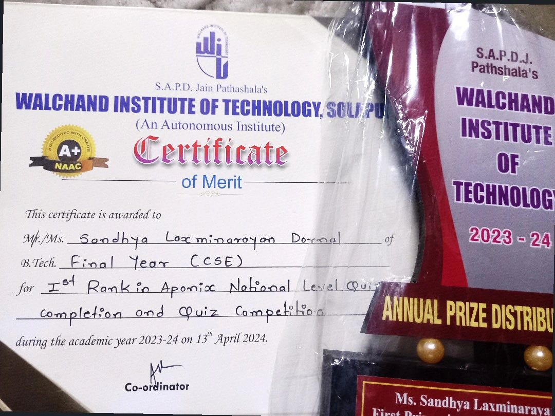 Sandhya Dornal on LinkedIn: #share #prize #collge Sandhya Dornal on LinkedIn: #share #prize #collge