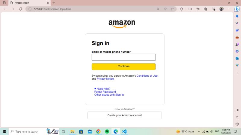Naveen Pandey on LinkedIn: || Amazon Sign in Page Clone Naveen Pandey on LinkedIn: || Amazon Sign in Page Clone