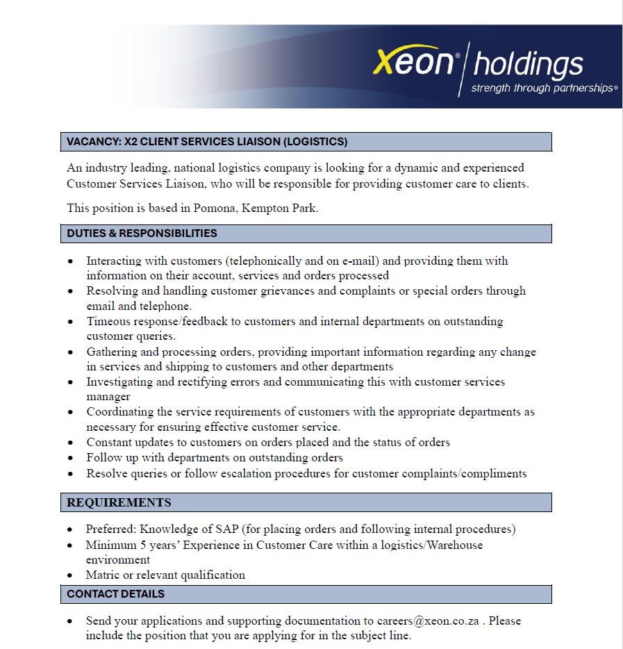 Xeon Holdings on LinkedIn: #hiring Xeon Holdings on LinkedIn: #hiring