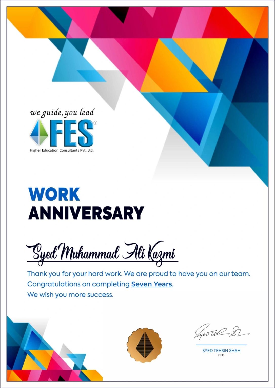 #fesfamily | Syed Muhammad Ali Kazmi #fesfamily | Syed Muhammad Ali Kazmi
